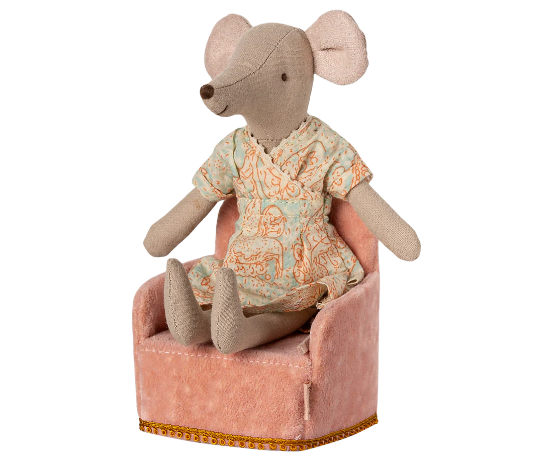 MAILEG ~ Folding Chair - Mouse | Rose – Looby Doo