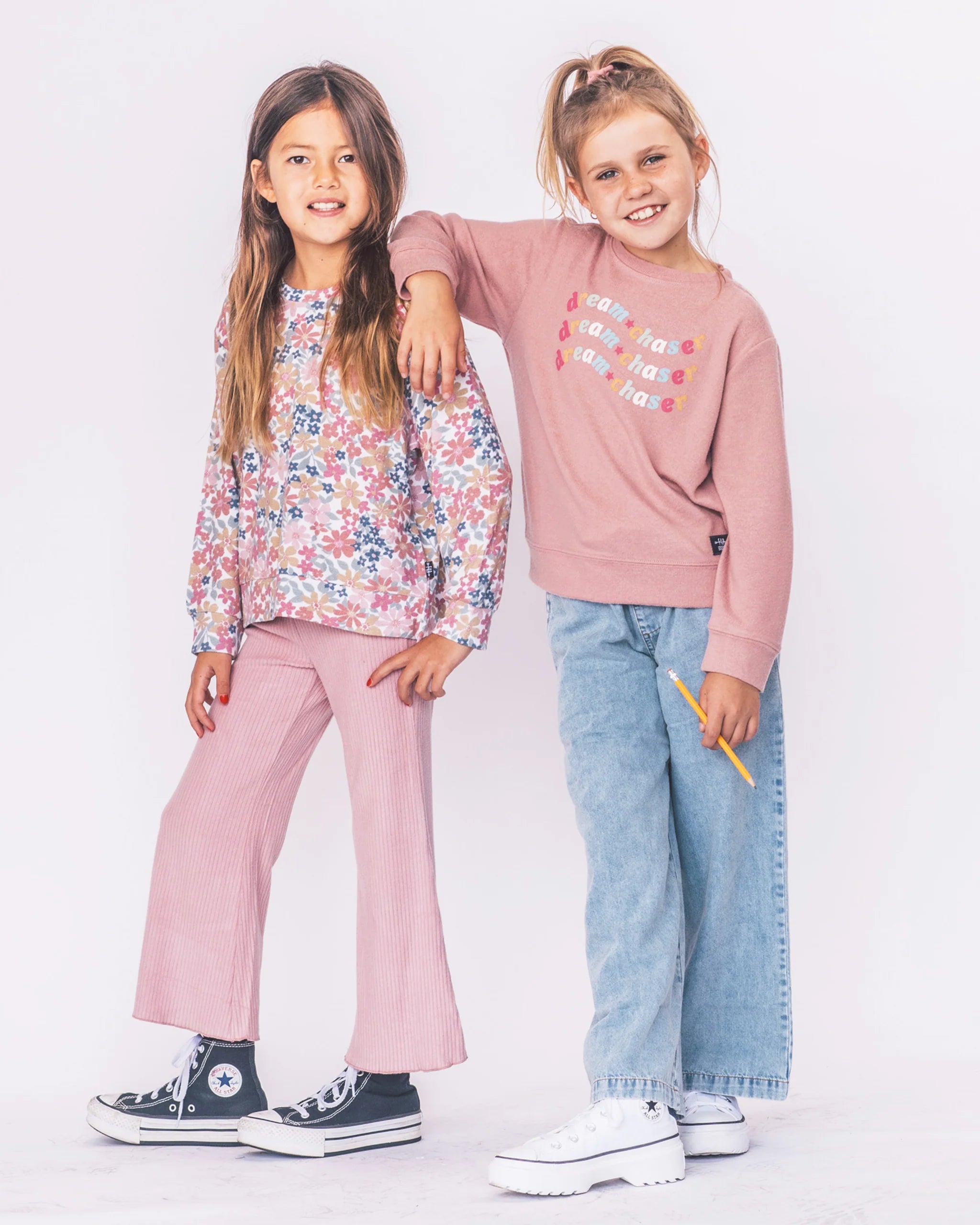 Meadow Bell Bottom Pant | Rose – Looby Doo