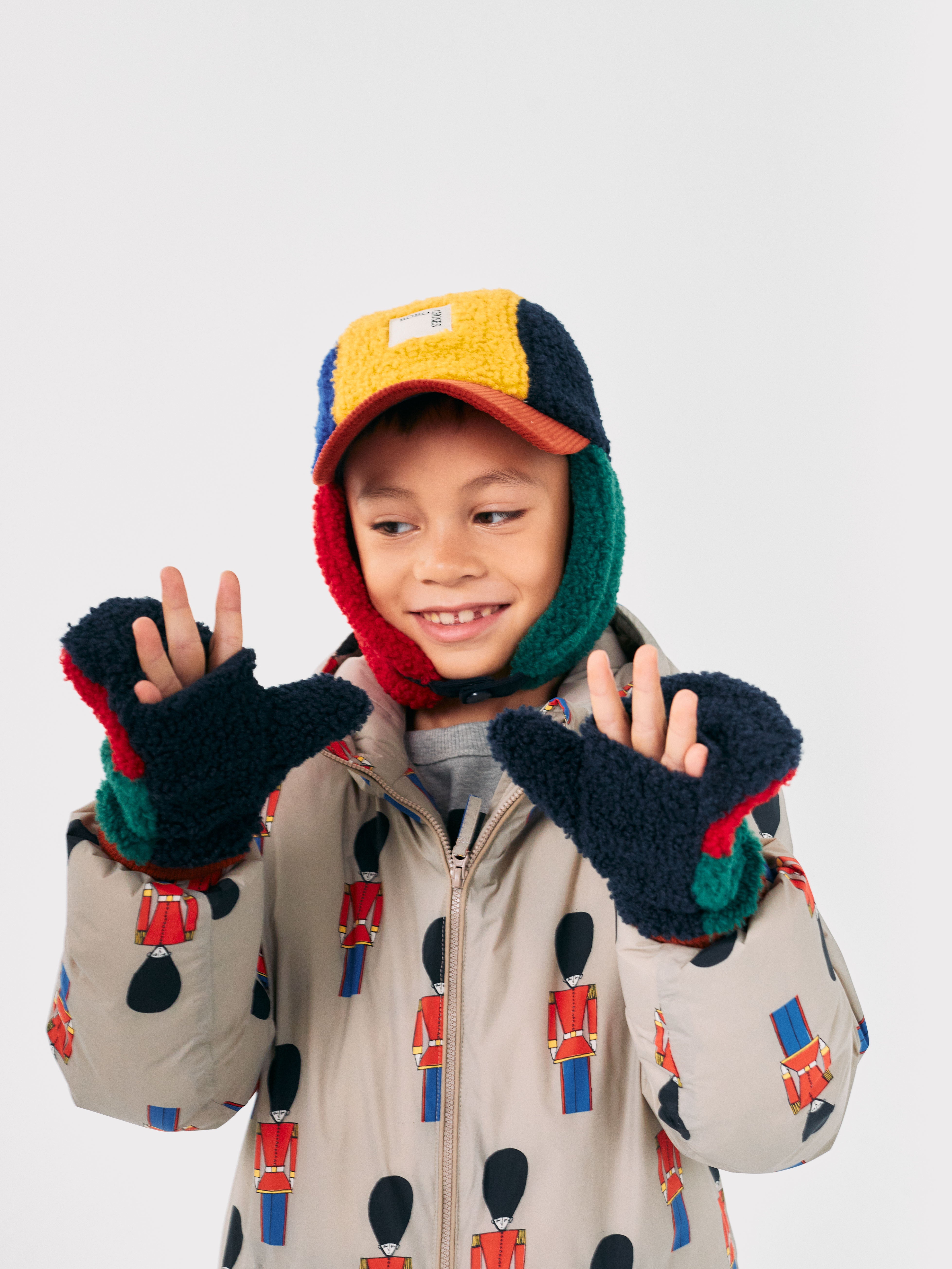 Sheepskin Mittens | Color Block – Looby Doo