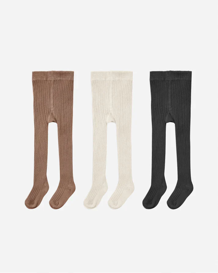 Ribbed Tights | Mocha – Looby Doo