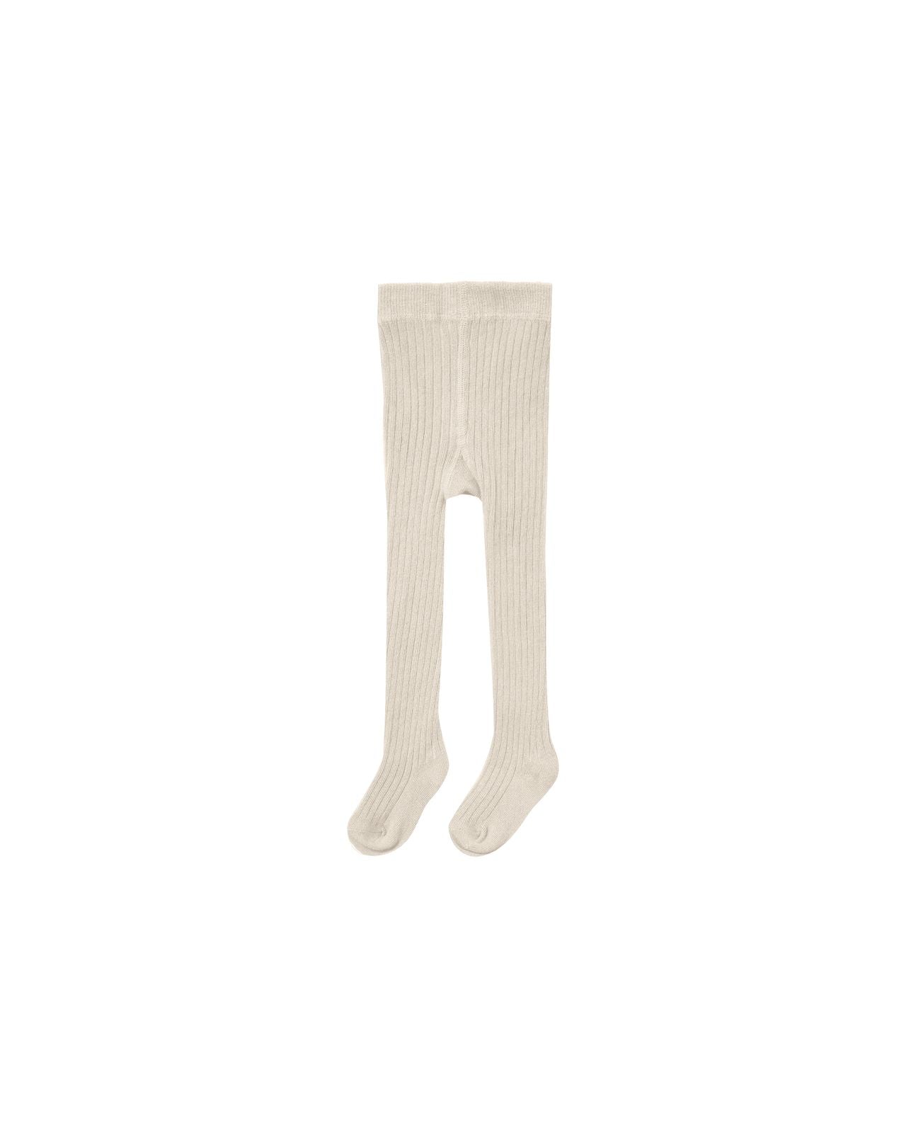 Ribbed Tights | Stone – Looby Doo